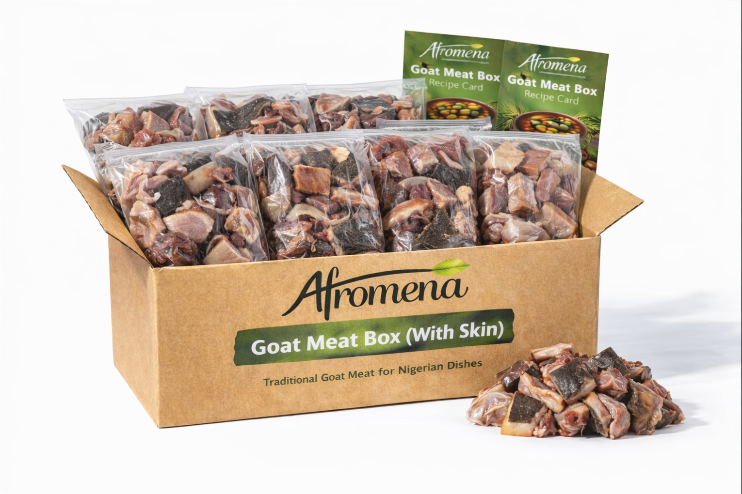 Goat Meat pack(With Skin) – Afromena - Afromena Food Canada